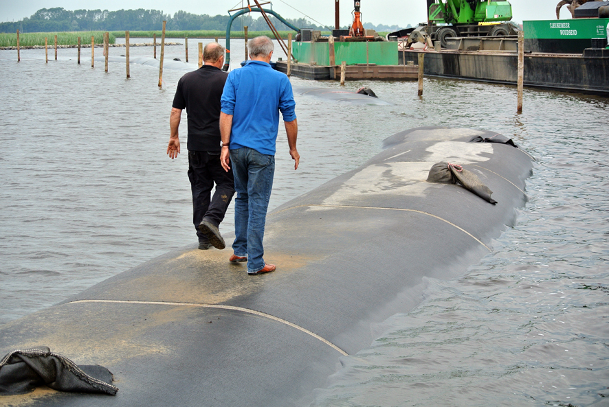 Solutions innovantes pour la poldérisation avec les géotextiles HUESKE