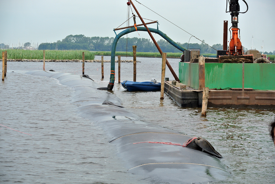 Solutions innovantes pour la poldérisation avec les géotextiles HUESKE